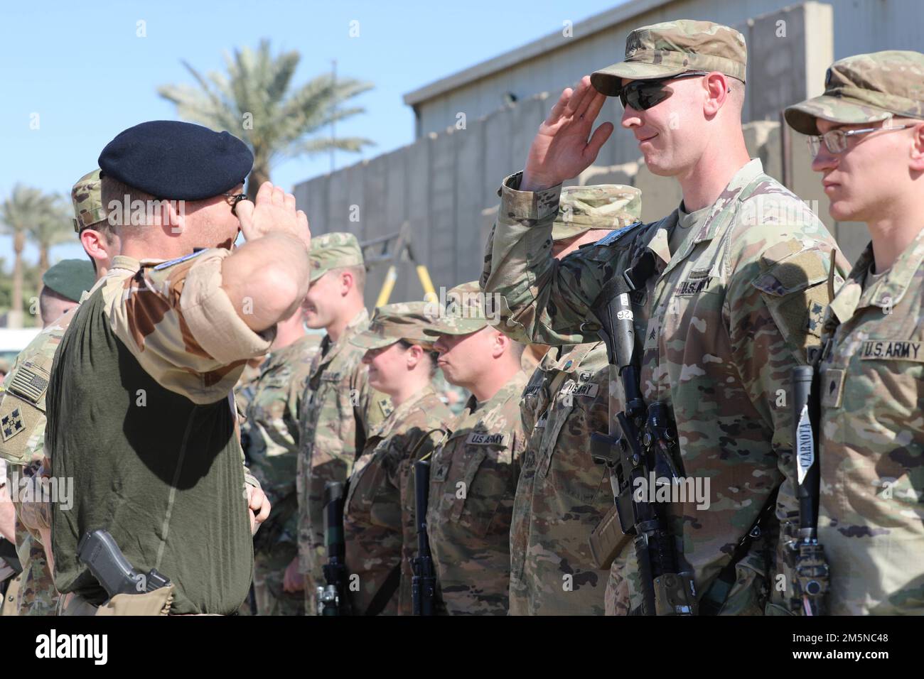 Norwegian Army officers present U.S. Soldiers assigned to Task Force ...