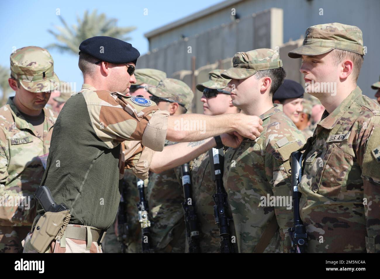 Norwegian Army officers present U.S. Soldiers assigned to Task Force ...