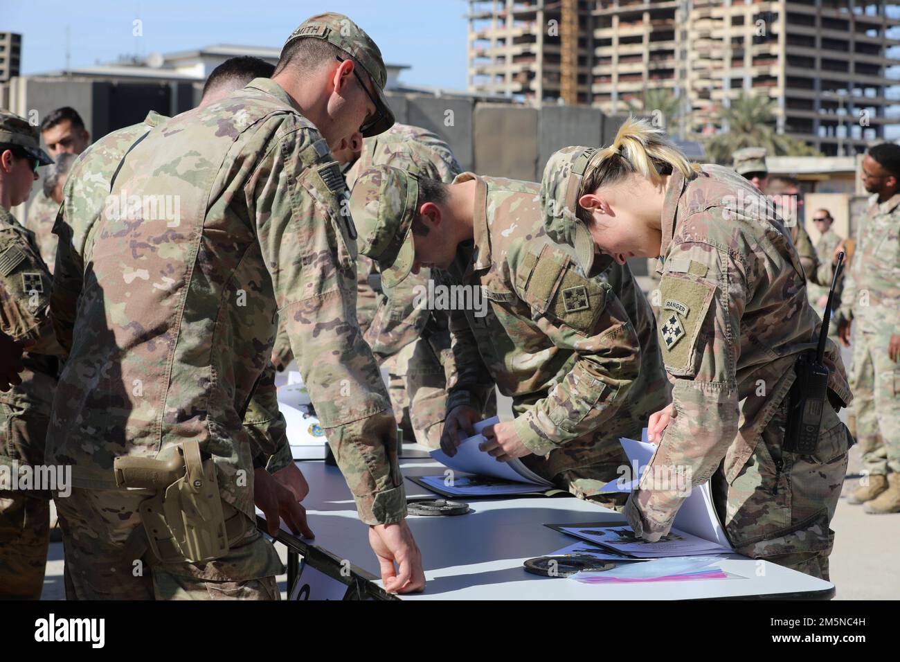 Norwegian Army officers present U.S. Soldiers assigned to Task Force ...