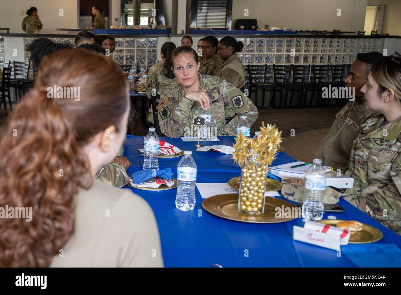 U.S. Army Lt. Col. Mallory Wampler, 50th Expeditionary Signal Battalion ...