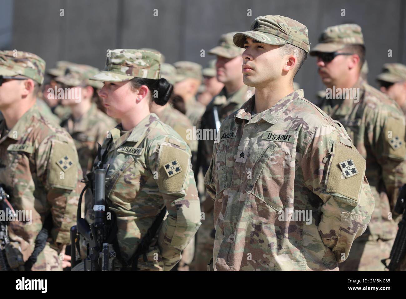 U.S. Soldiers assigned to Task Force Pioneer, Combined Joint Task Force ...