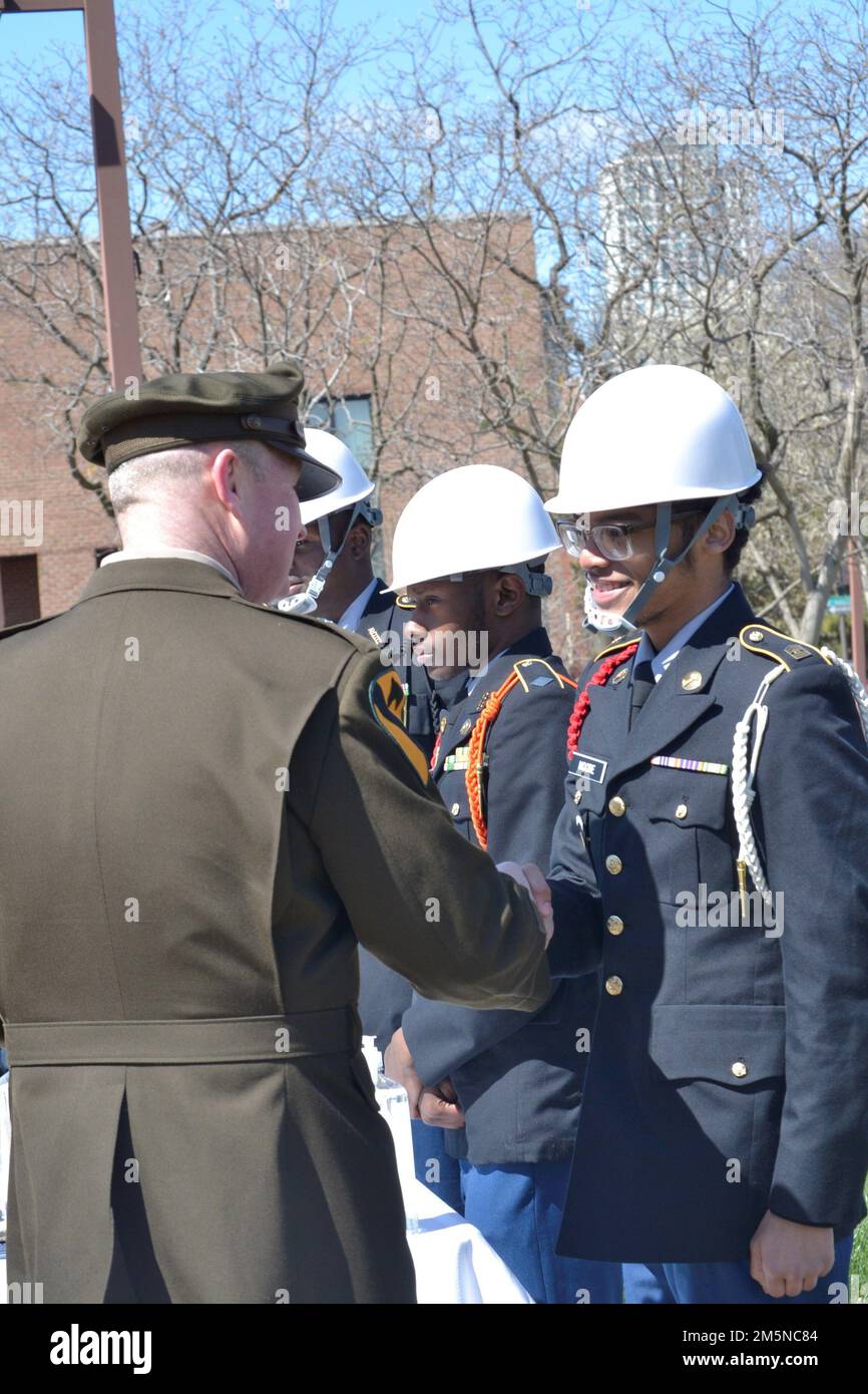 DLA Troop Support Commander Army Brig. Gen. Eric P. Shirley presents ...