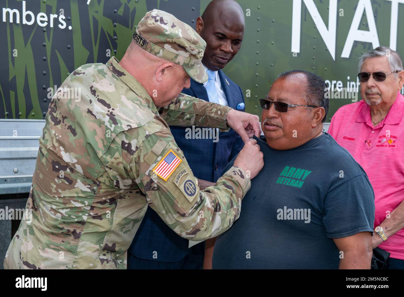 U.S. Army Jason McRoberts, 502nd Force Support Group command Sgt. Maj ...