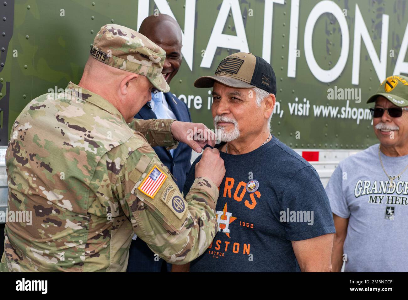 U.S. Army Jason McRoberts, 502nd Force Support Group command Sgt. Maj ...