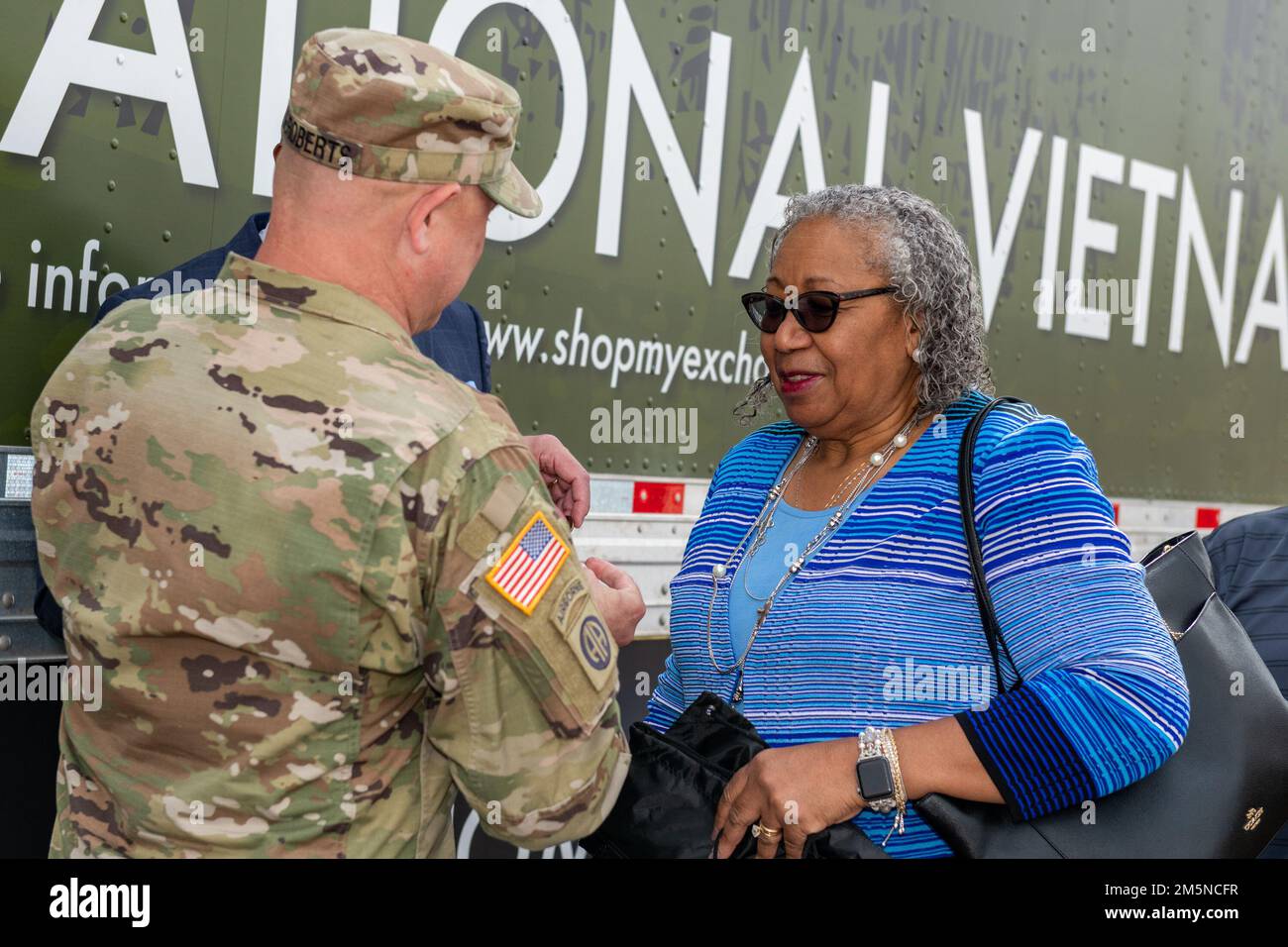 U.S. Army Jason McRoberts, 502nd Force Support Group command Sgt. Maj ...
