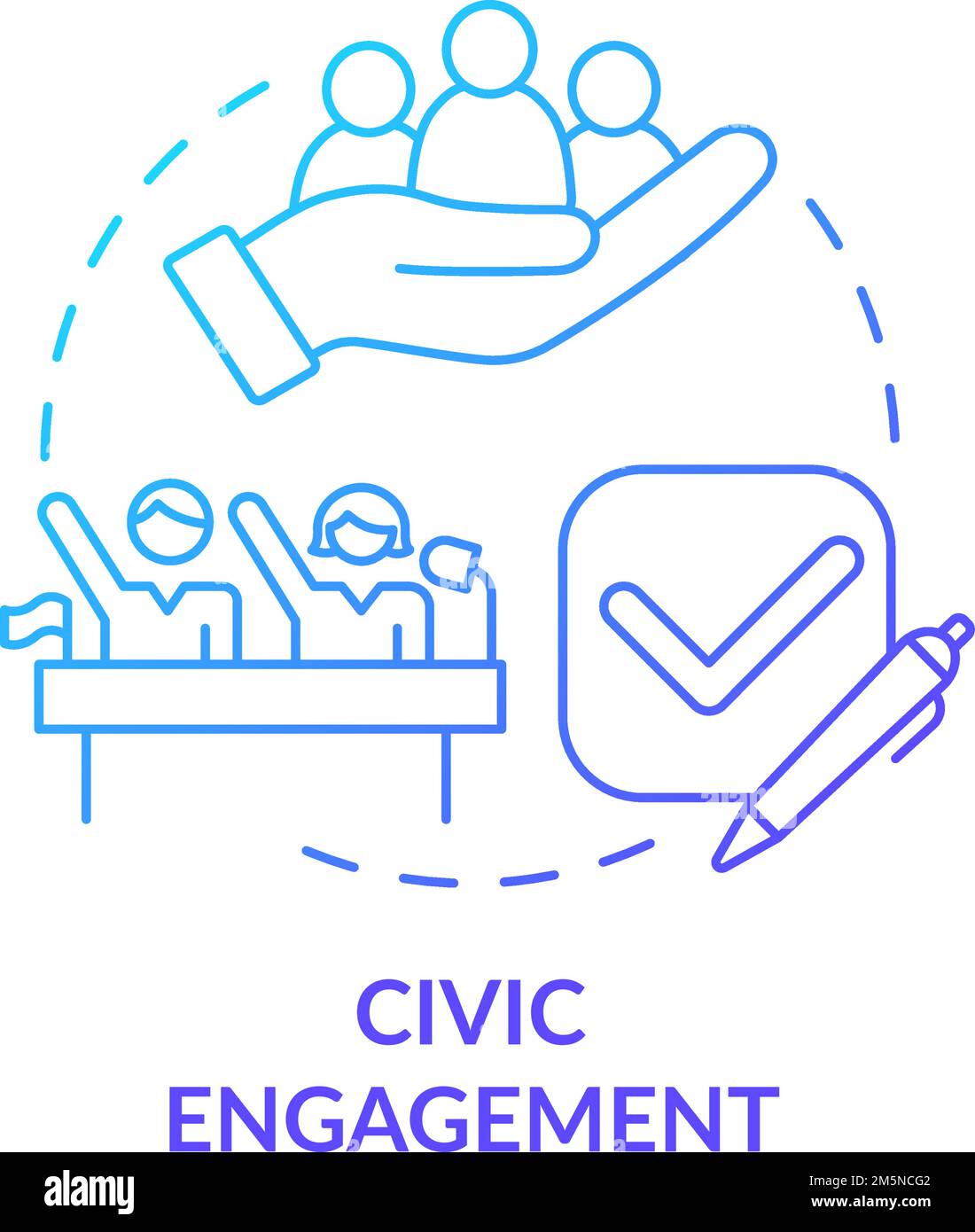 Civic engagement Stock Vector Images - Alamy