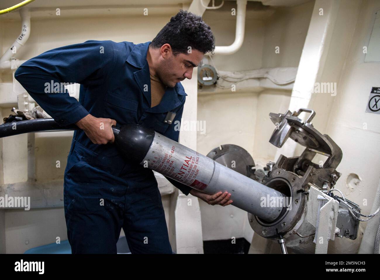 220329-N-HG846-4001 AEGEAN SEA (March 29, 2022) – Sonar Technician ...