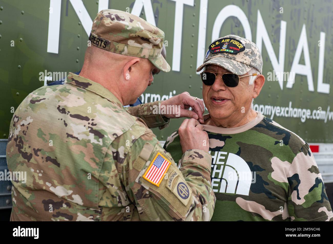 U.S. Army Jason McRoberts, 502nd Force Support Group command Sgt. Maj ...