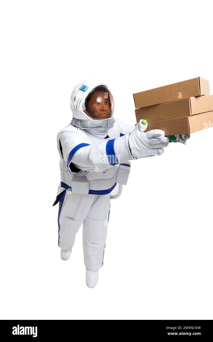 Astronauts in space digital Cut Out Stock Images & Pictures - Alamy