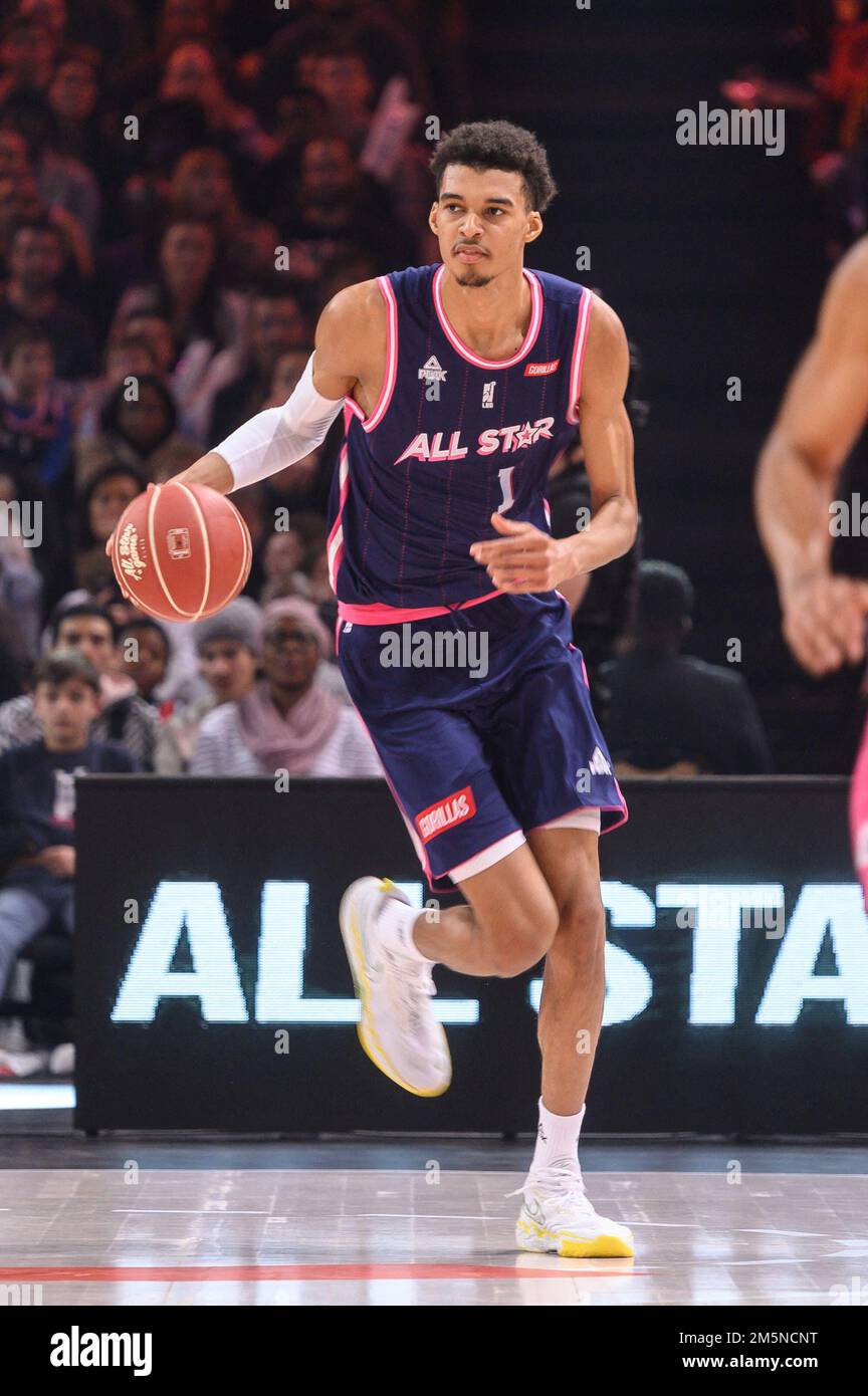 Victor Wembanyama during the All Star Game 2022 at The Accor Arena, in ...