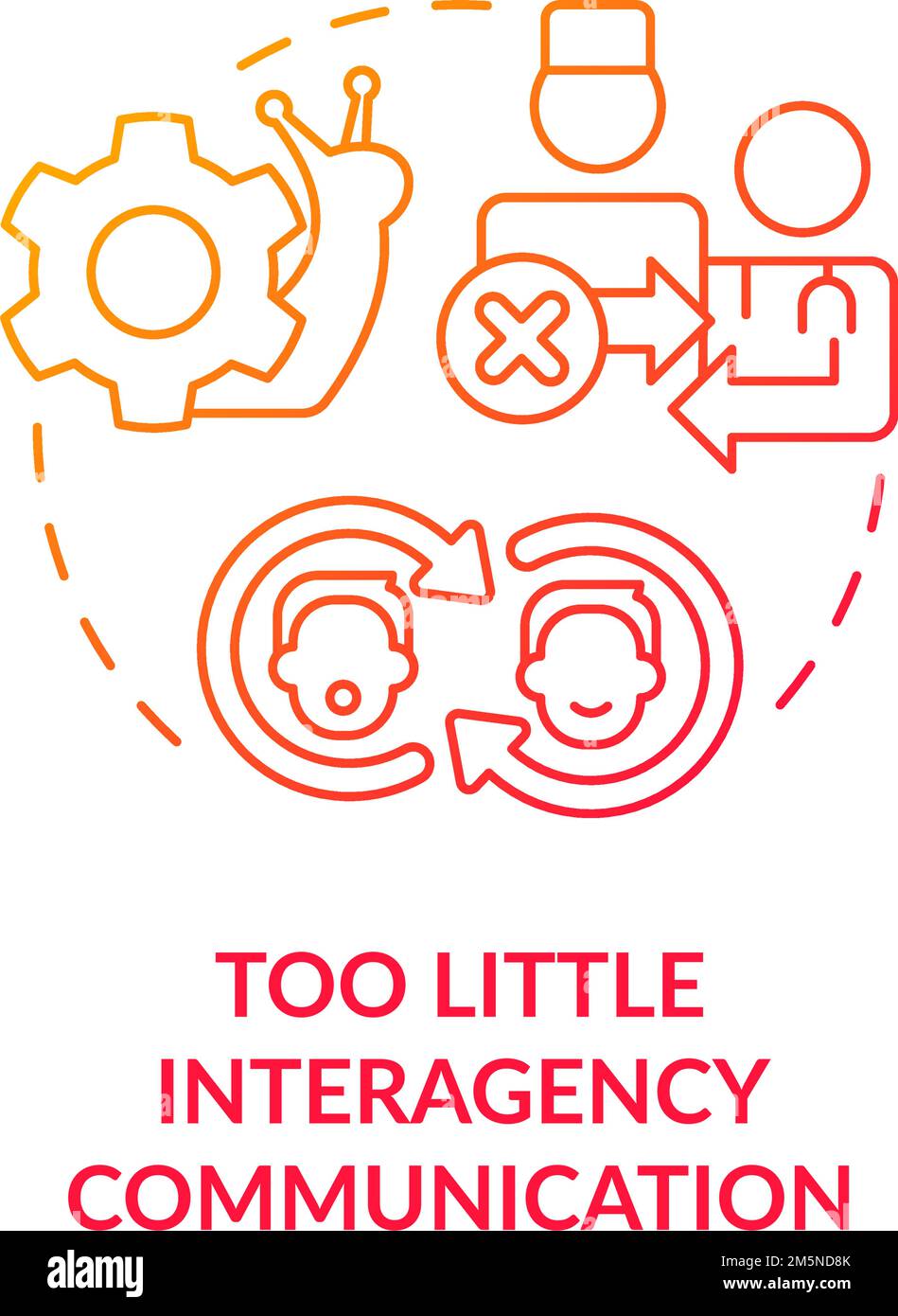 Lack of coordination Stock Vector Images - Alamy