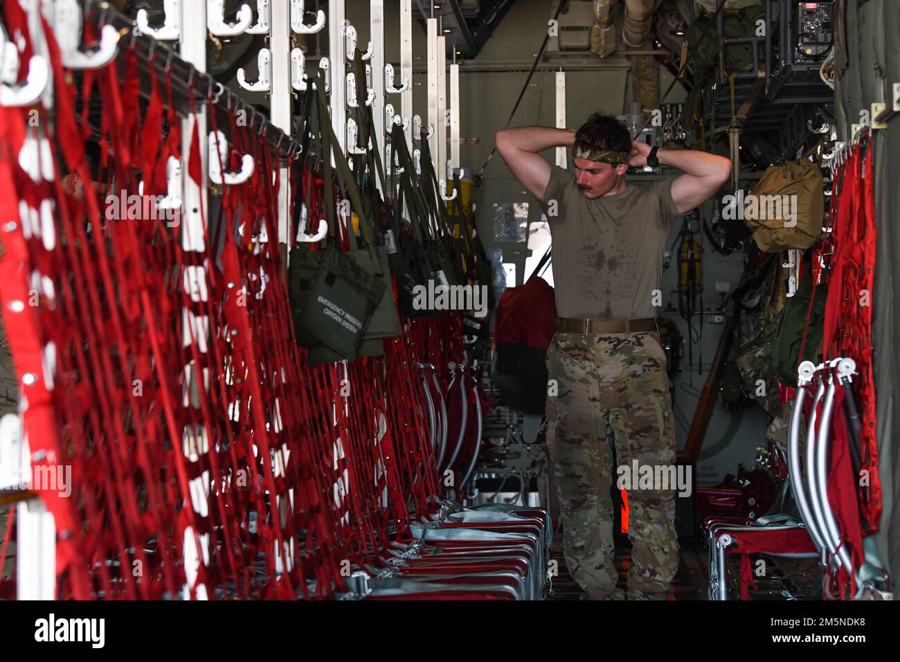 Senior Airman Gordon Massett, 36th Airlift Squadron C-130J Super ...