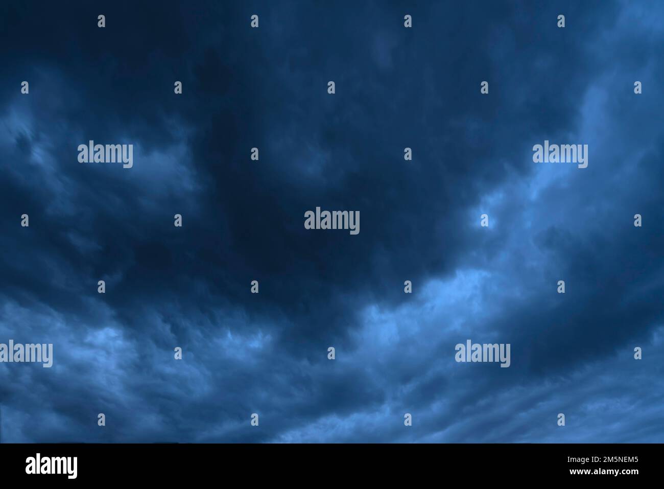 Rain cloud (Nimbostratus) in the evening, Bavaria, Germany Stock Photo ...