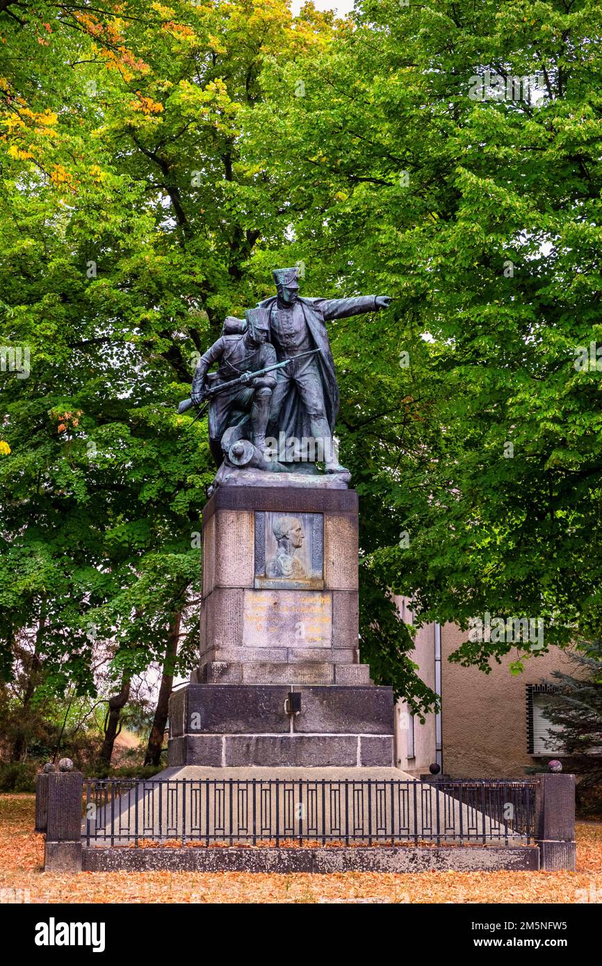 Buelow monument in Dennewitz, Teltow-Flaeming district, Brandenburg ...