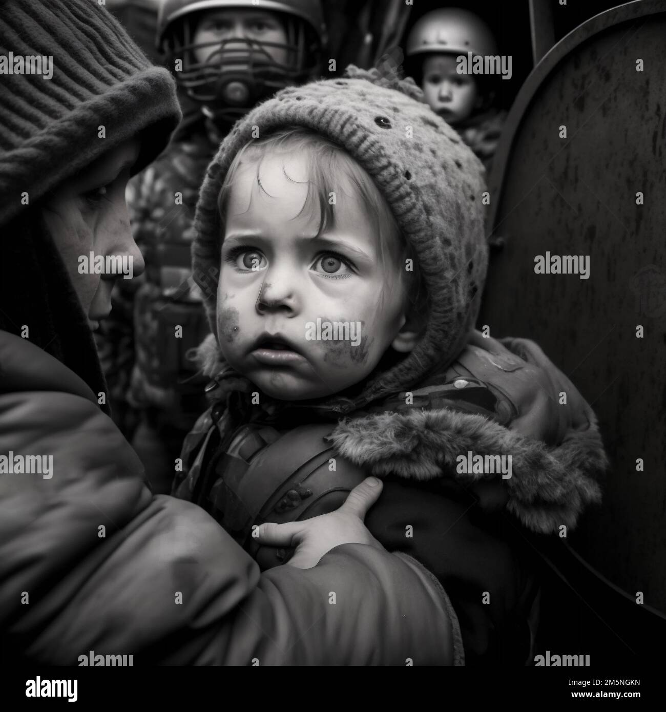 Ukrainian refugee family hi-res stock photography and images - Alamy