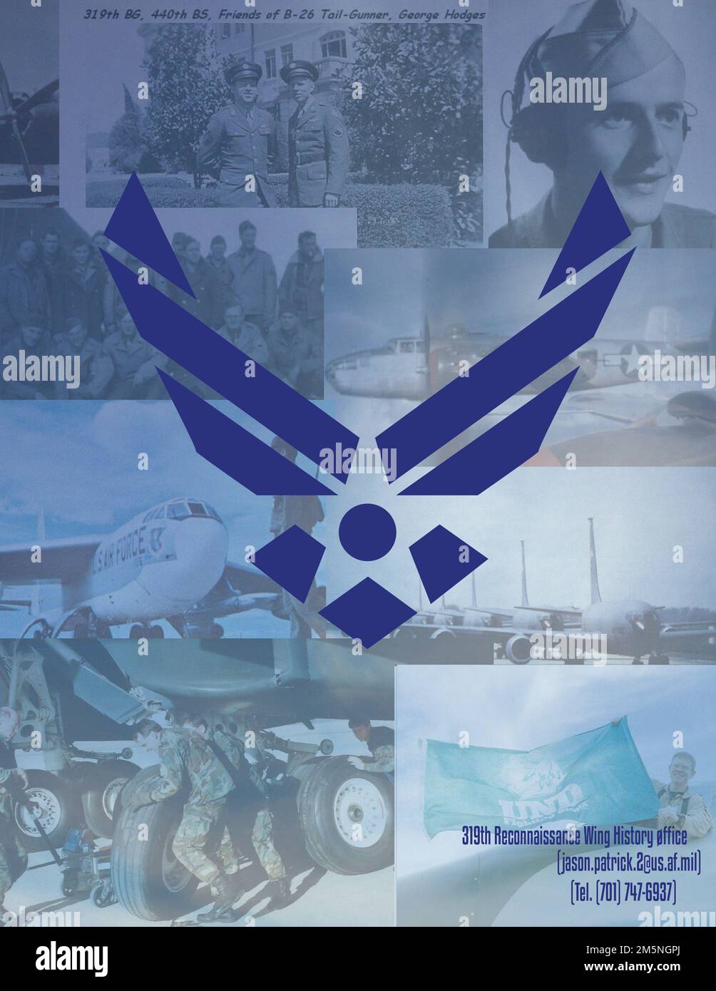 The back cover of the 319th Reconnaissance Wing history booklet. This ...