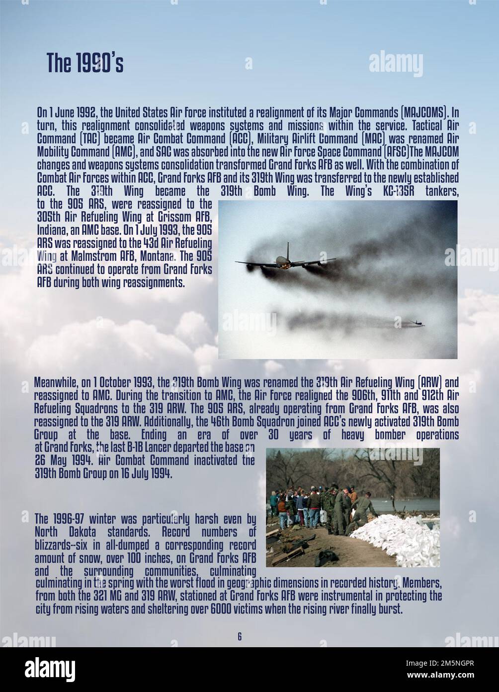 Page 7 of the 319th Reconnaissance Wing history booklet. This is the ...