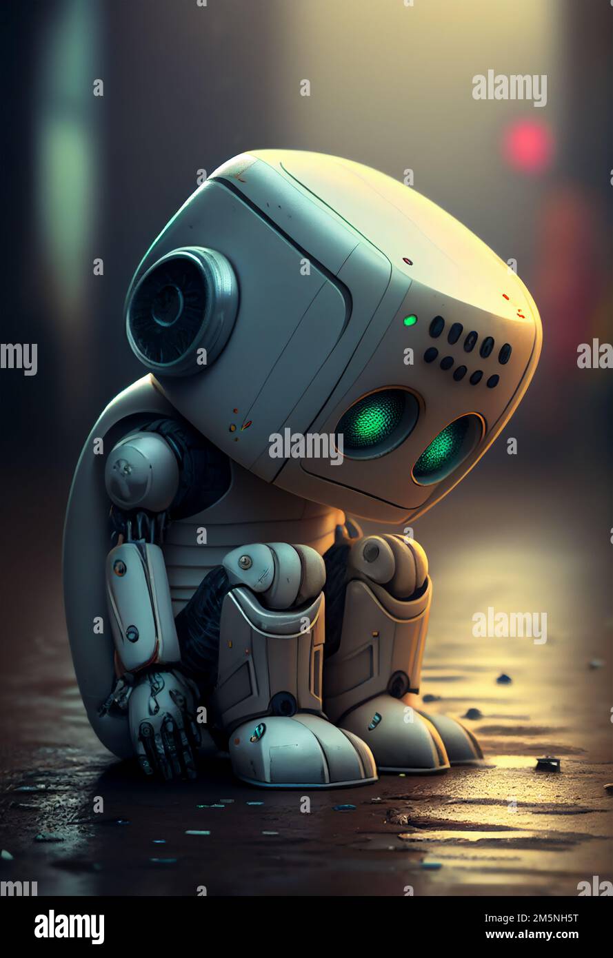 Child learning robot humanoid hi-res stock photography and images - Alamy