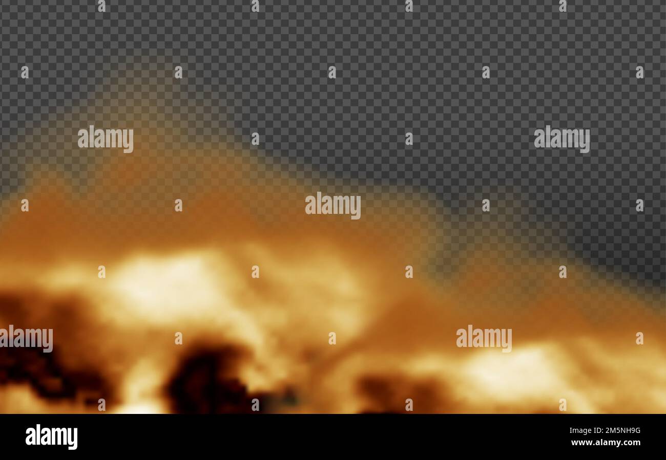 Orange vector cloudiness ,fog or smoke on dark checkered background ...