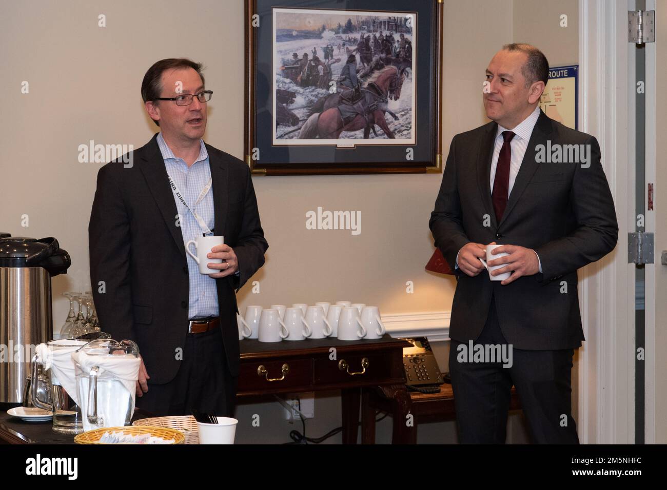 Under Secretary of the U.S. Army Gabriel Camarillo hosts a Headquarters ...