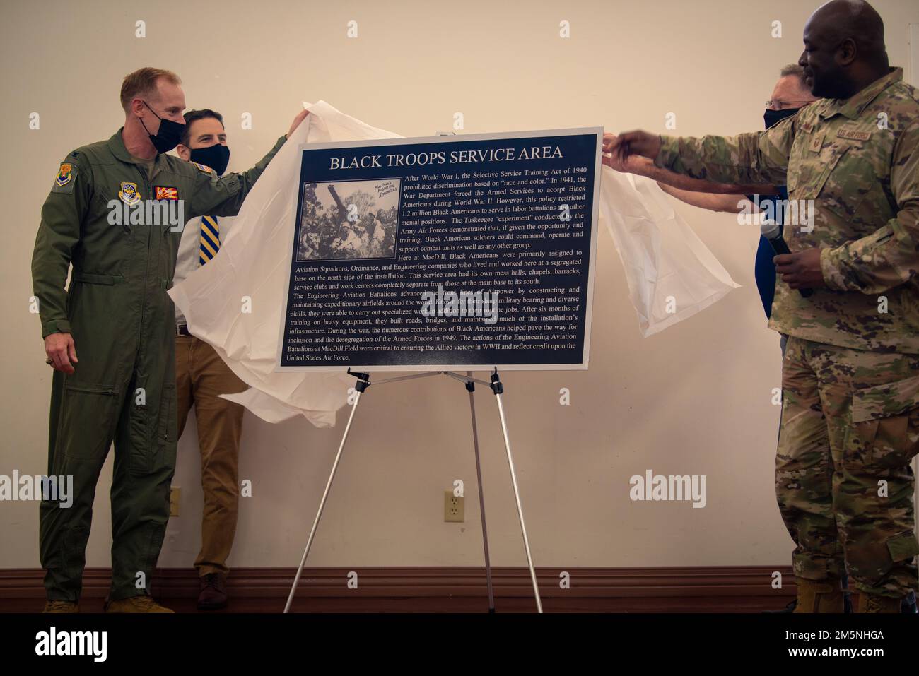 6th Air Refueling Wing leadership reveal a historical marker about ...