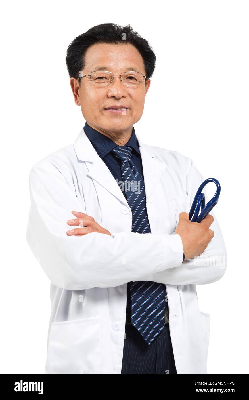 Shed older male doctor Stock Photo - Alamy