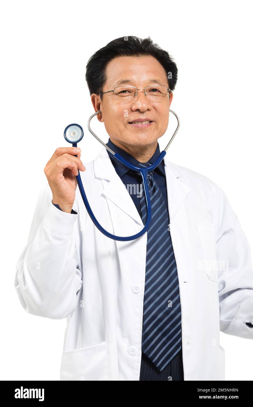 Shed older male doctor Stock Photo - Alamy