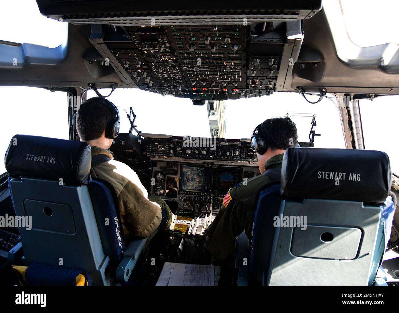 U.S. Air Force Capt. James Pyjas and U.S. Air Force Lt. Col. Charles ...