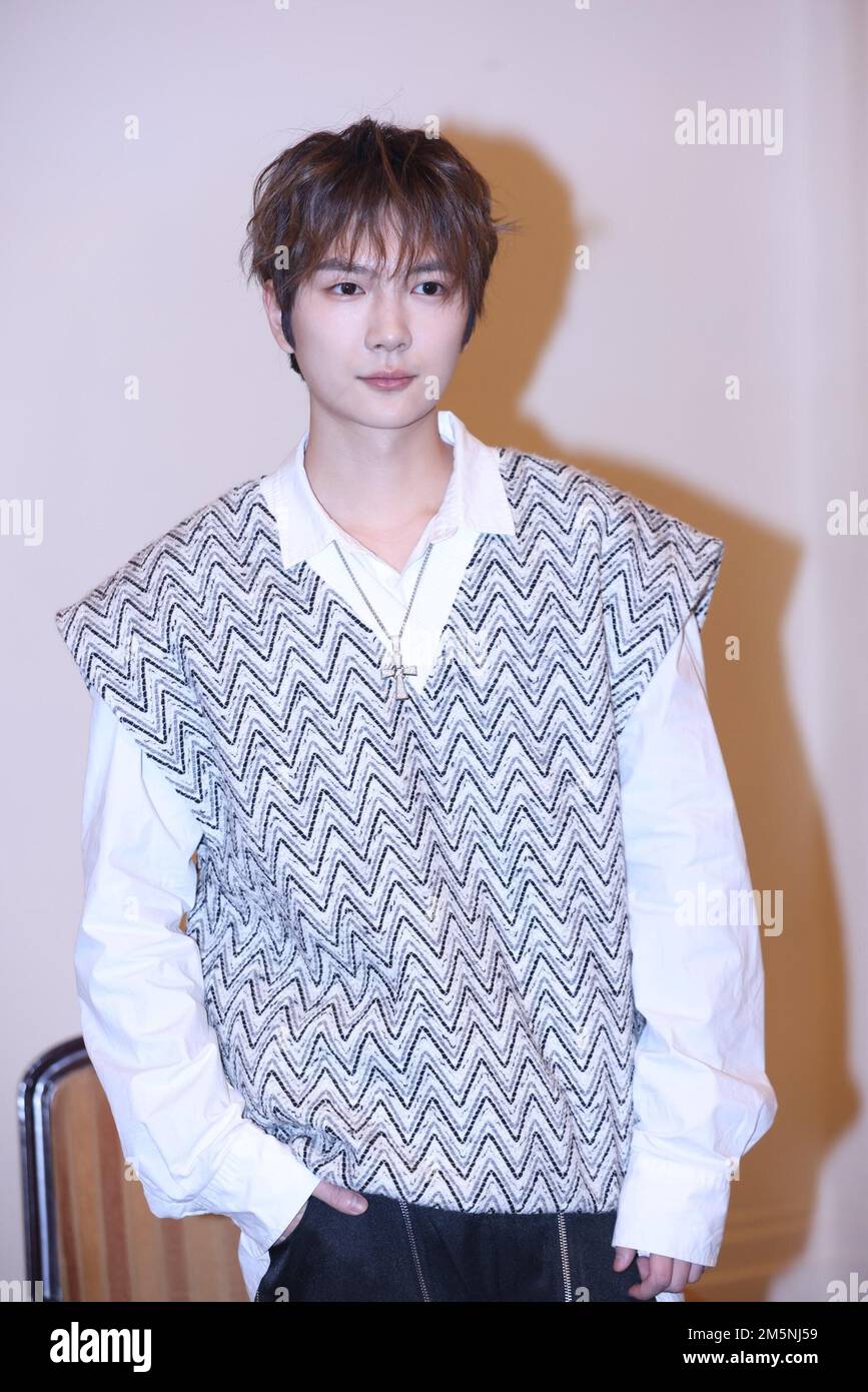 Chinese singer, songwriter, rapper, dancer, and actor He Yifan attended ...