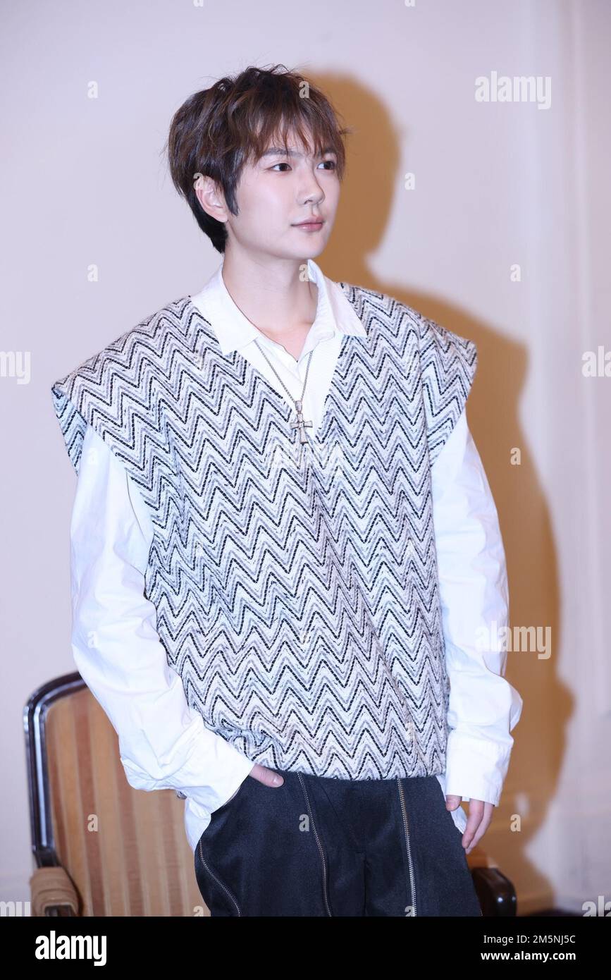 Chinese singer, songwriter, rapper, dancer, and actor He Yifan attended ...