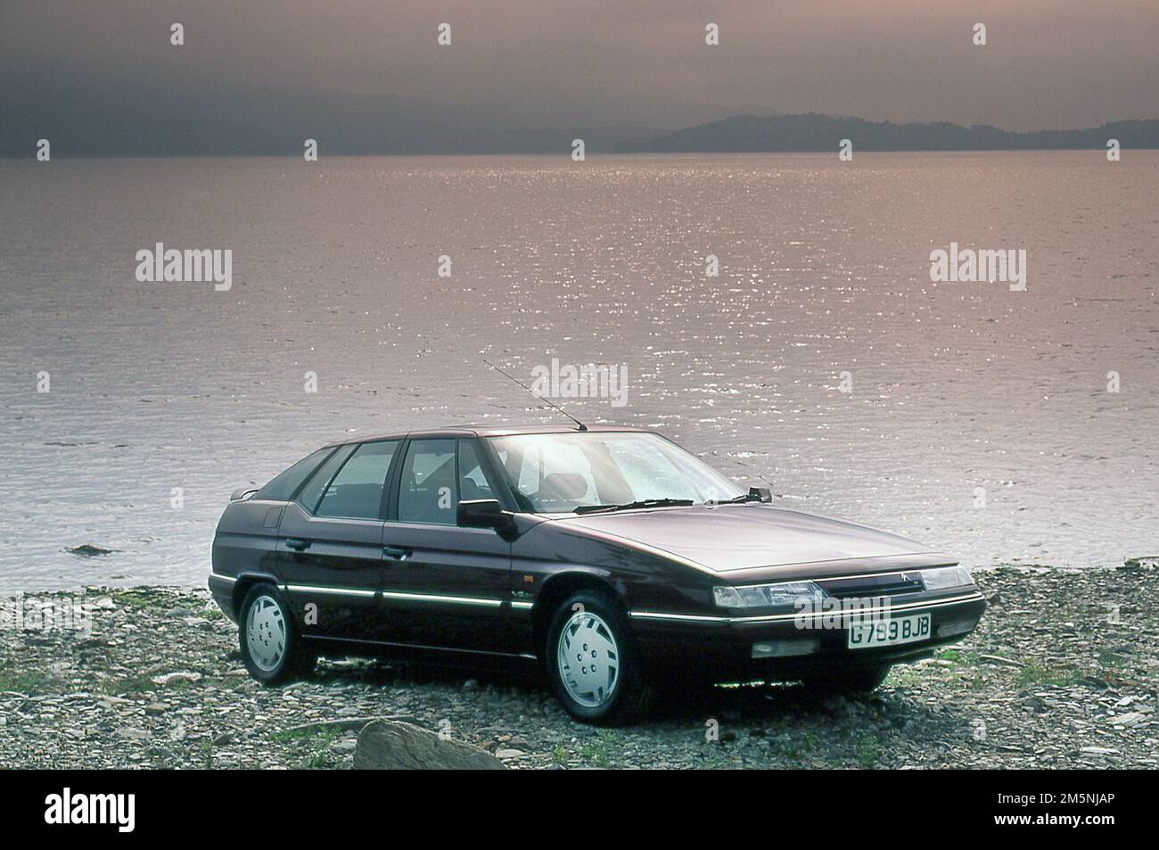 1990 Citroen XM V6 24V driving in Scotland UK Stock Photo - Alamy