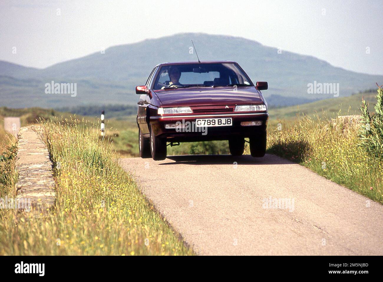 1990 Citroen XM V6 24V driving in Scotland UK Stock Photo - Alamy