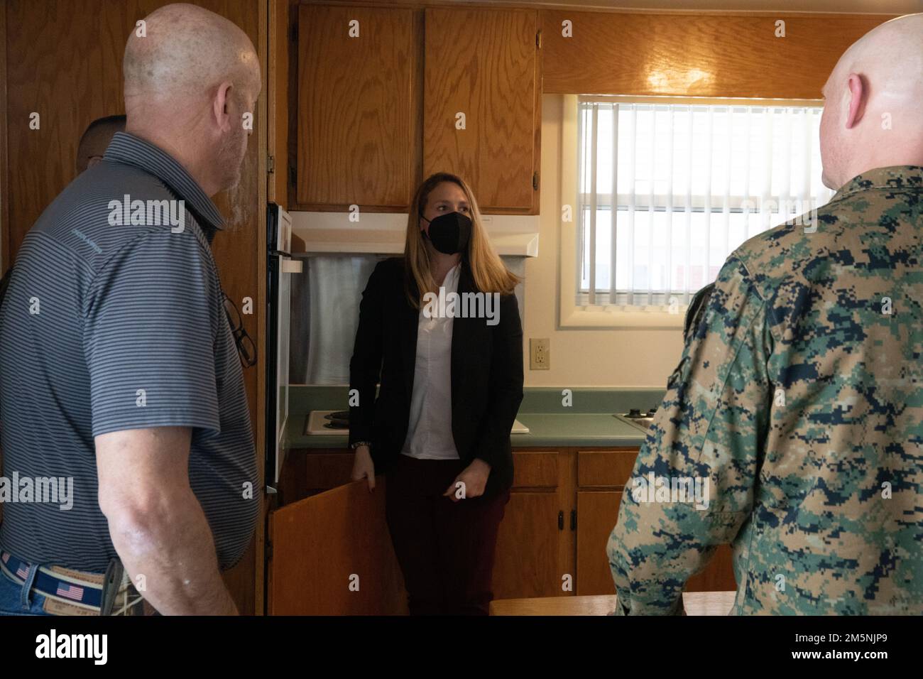 The Honorable, Meredith A. Berger, Under Secretary of the Navy, tours ...