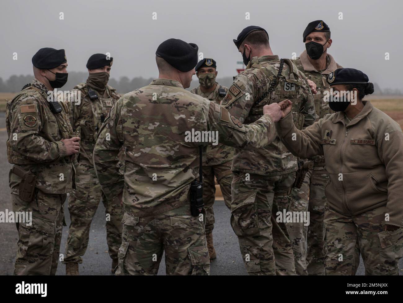 U.S. Air Force Lt. Col. Lidia Iyassu, 633d Security Forces Squadron ...