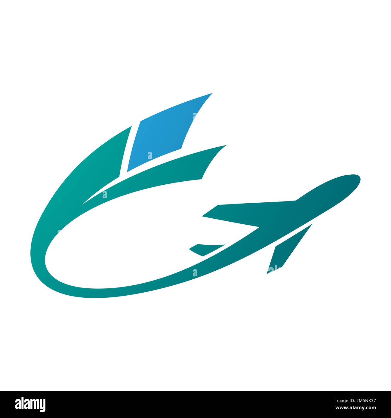Logo Travel Airplane Vector Template Abstract Aeroplane
