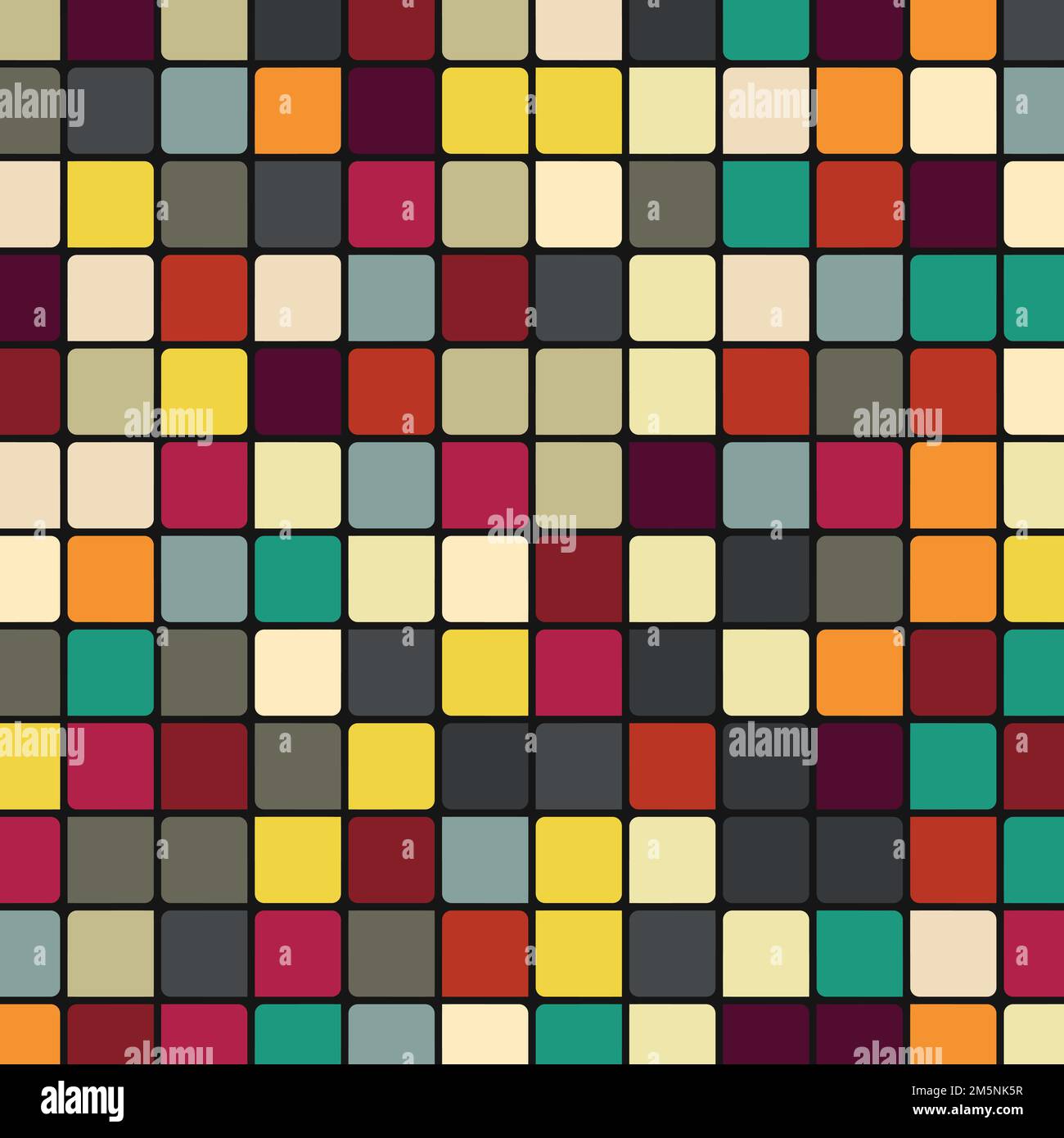 Color checkered squares background generative pattern illustration ...