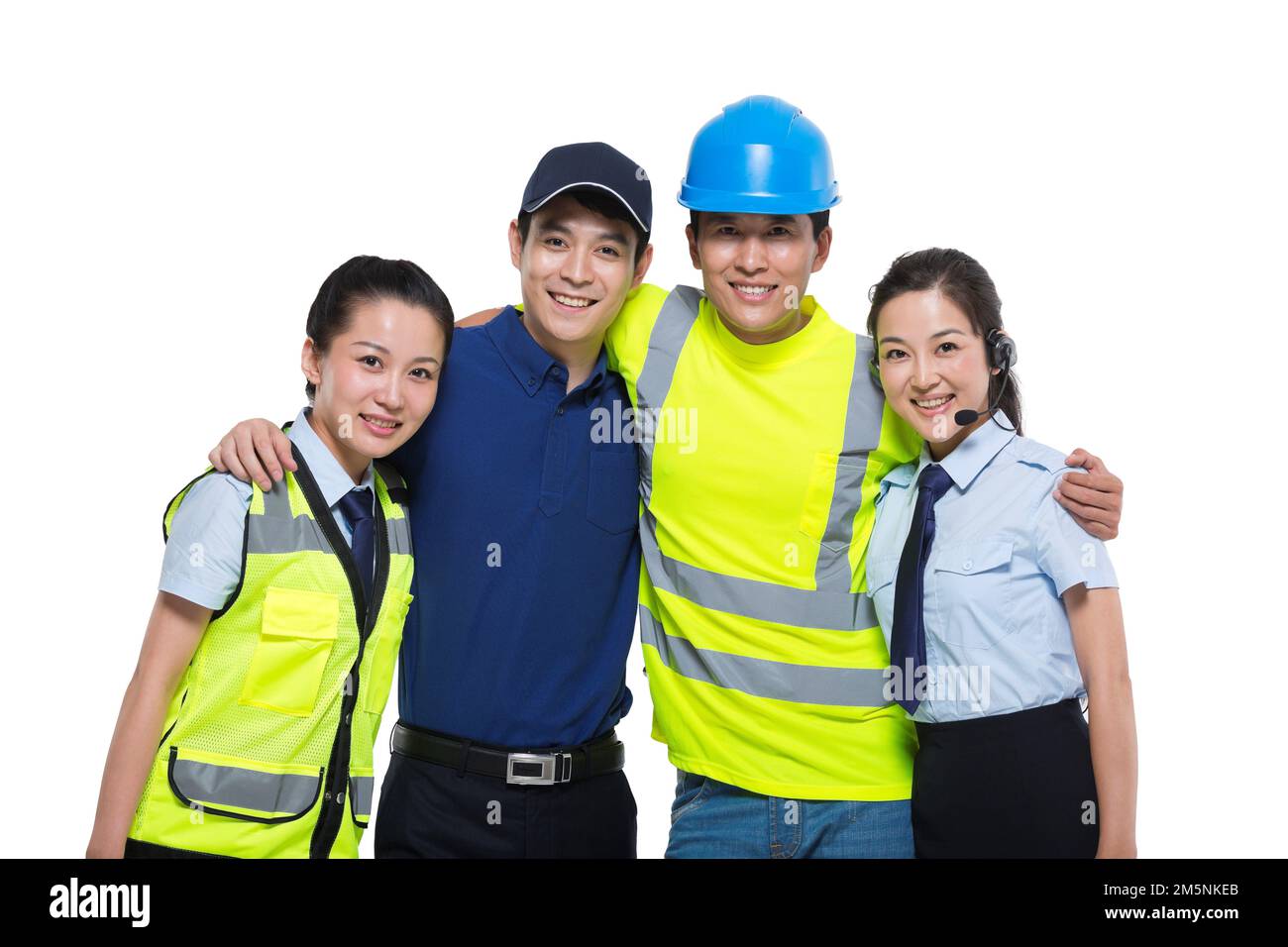 Logistics professional team Stock Photo - Alamy