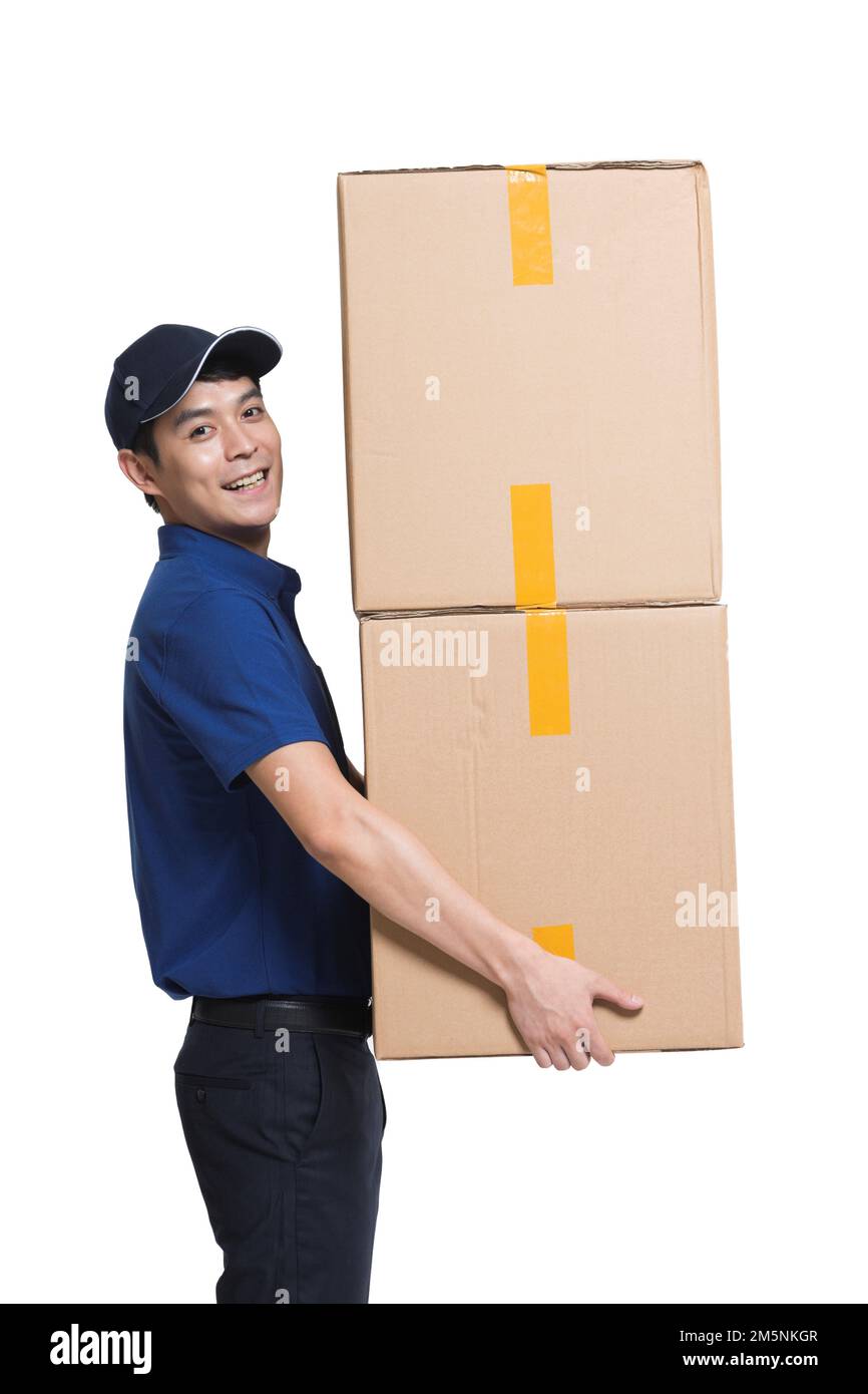 Courier and logistics service Cut Out Stock Images & Pictures - Alamy