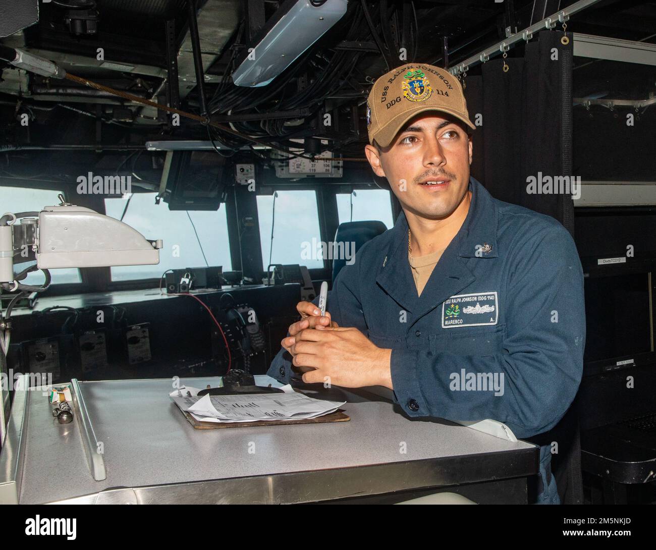 SOUTH CHINA SEA (Feb. 25, 2022) Boatswain’s Mate 3rd Class Adonis ...