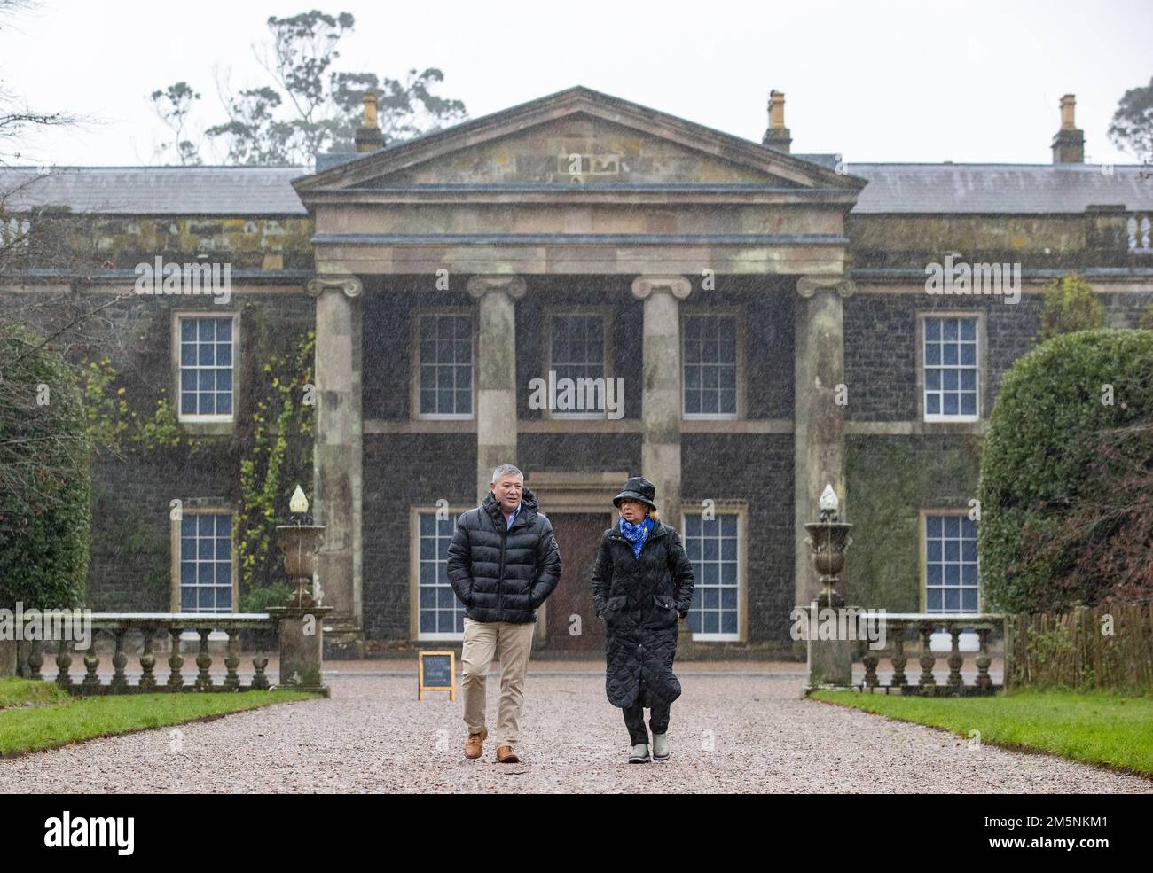 Service user Brian McMillen speaking with Helen Laird Bereavement ...