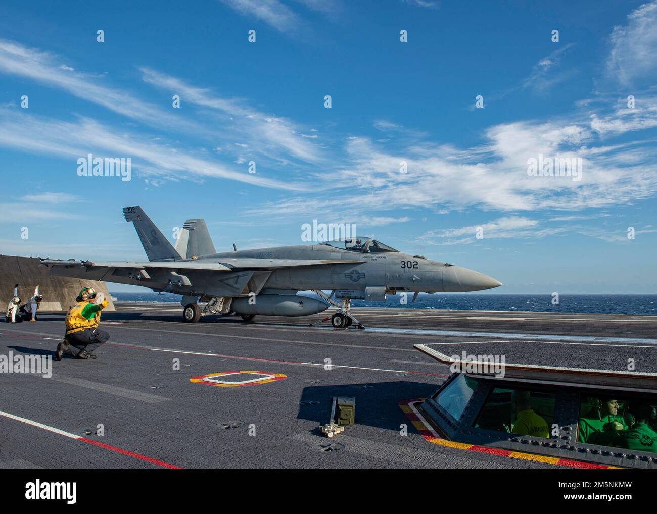 220225-N-MW880-1112 ATLANTIC OCEAN (Feb. 25, 2022) An F/A-18F Super ...