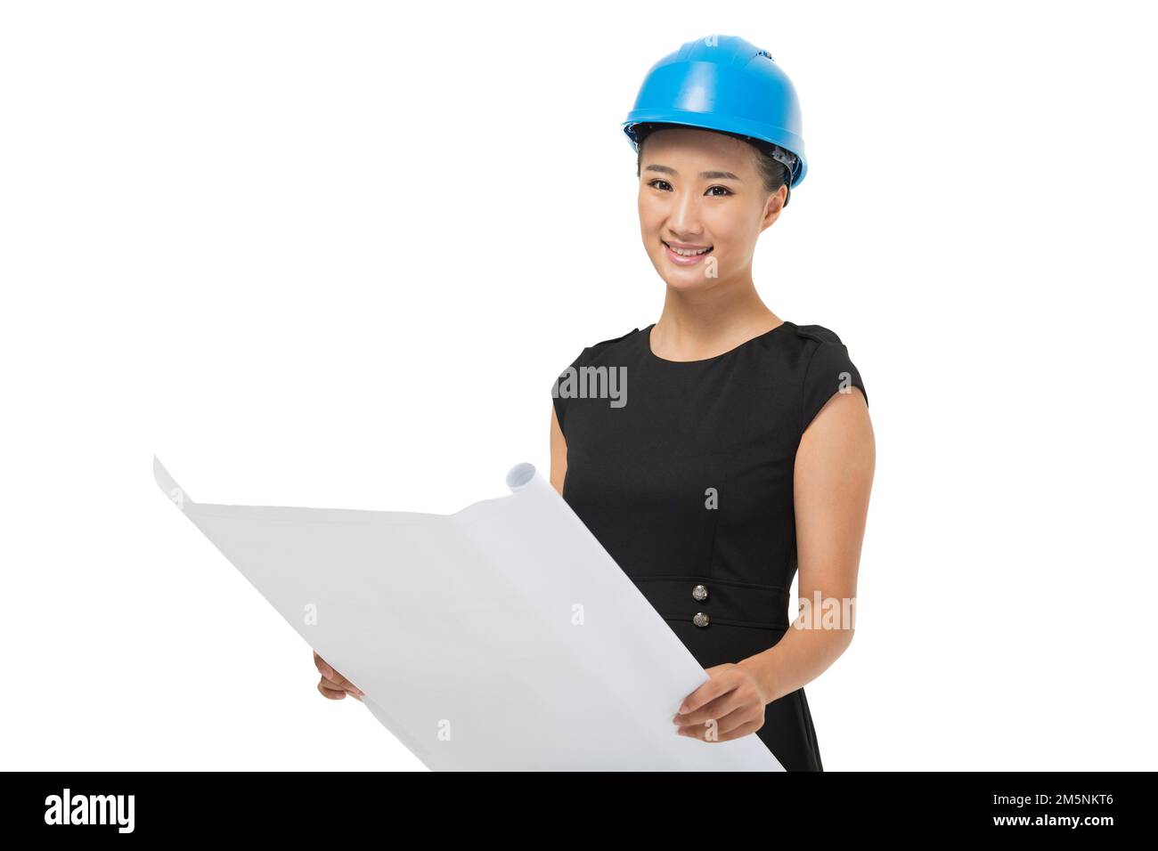 Smiling architects work drawings hi-res stock photography and images ...