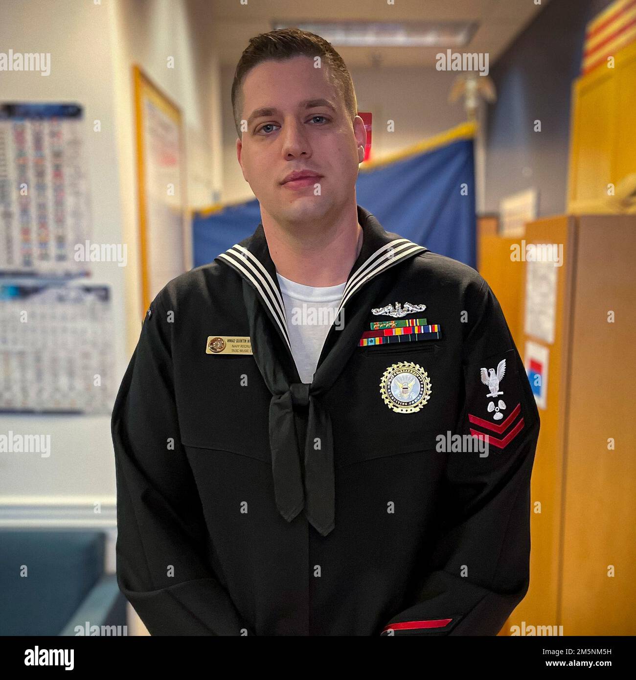 Machinist Mate Submarine (Auxiliary) 2nd Class Quintin Wilkerson, a ...