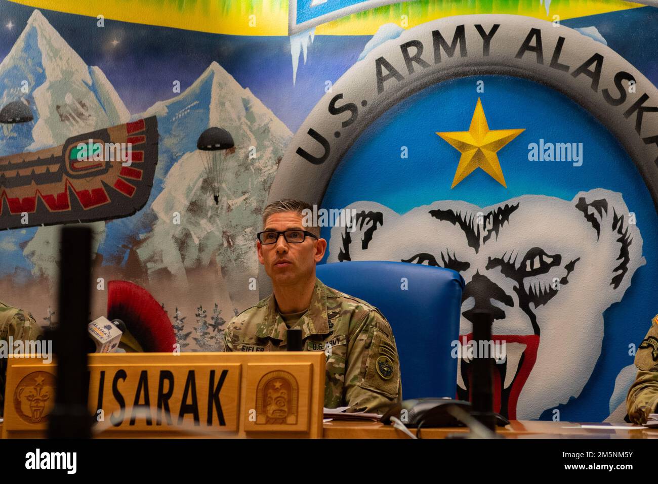 U.S. Army Maj. Gen. Bryan Eifler, the U.S. Army Alaska commanding ...