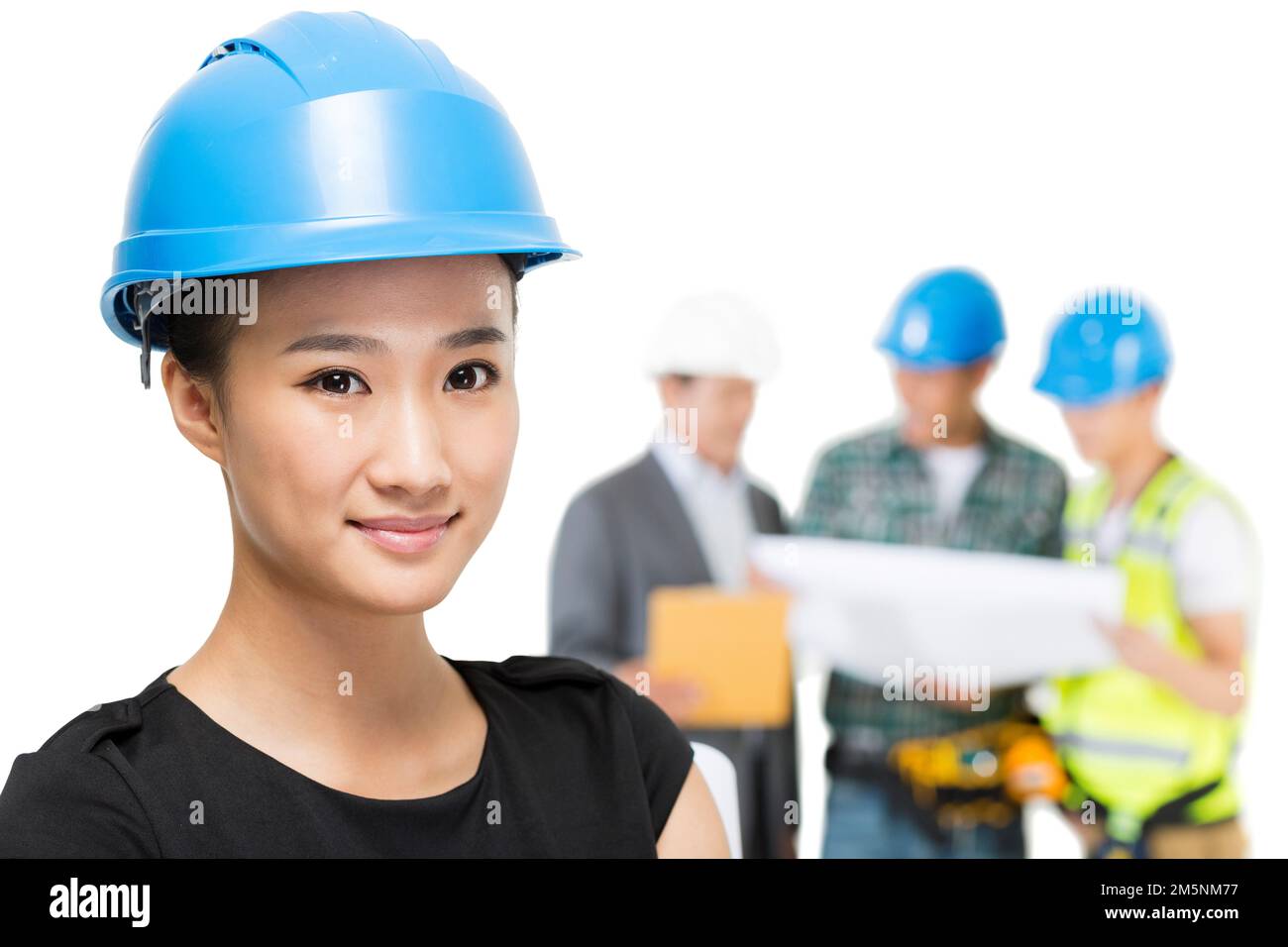 Female architect and building professional team Stock Photo - Alamy