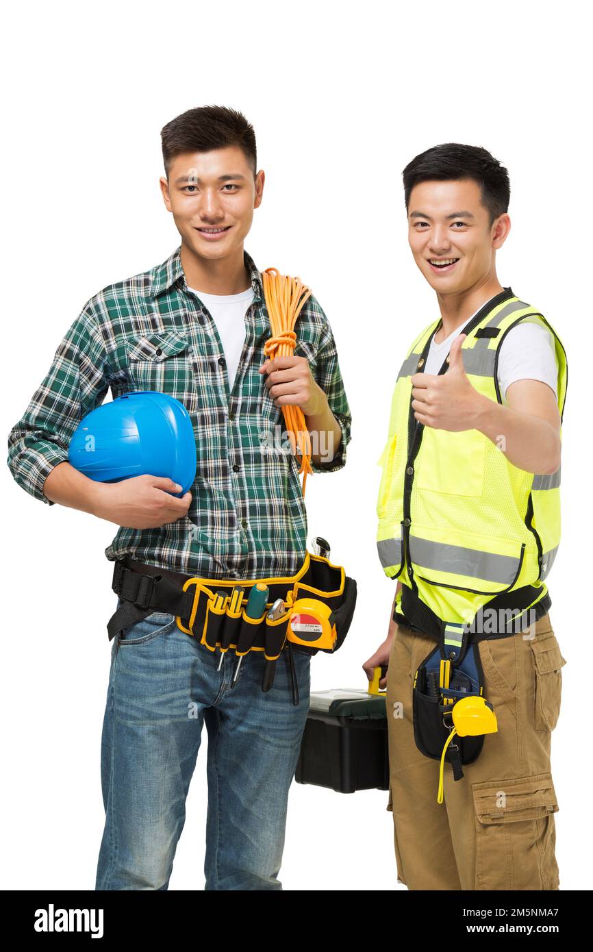 Workers toolbox Cut Out Stock Images & Pictures - Alamy