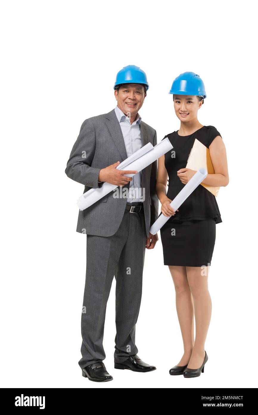 Beautiful young asian engineer hi-res stock photography and images - Alamy