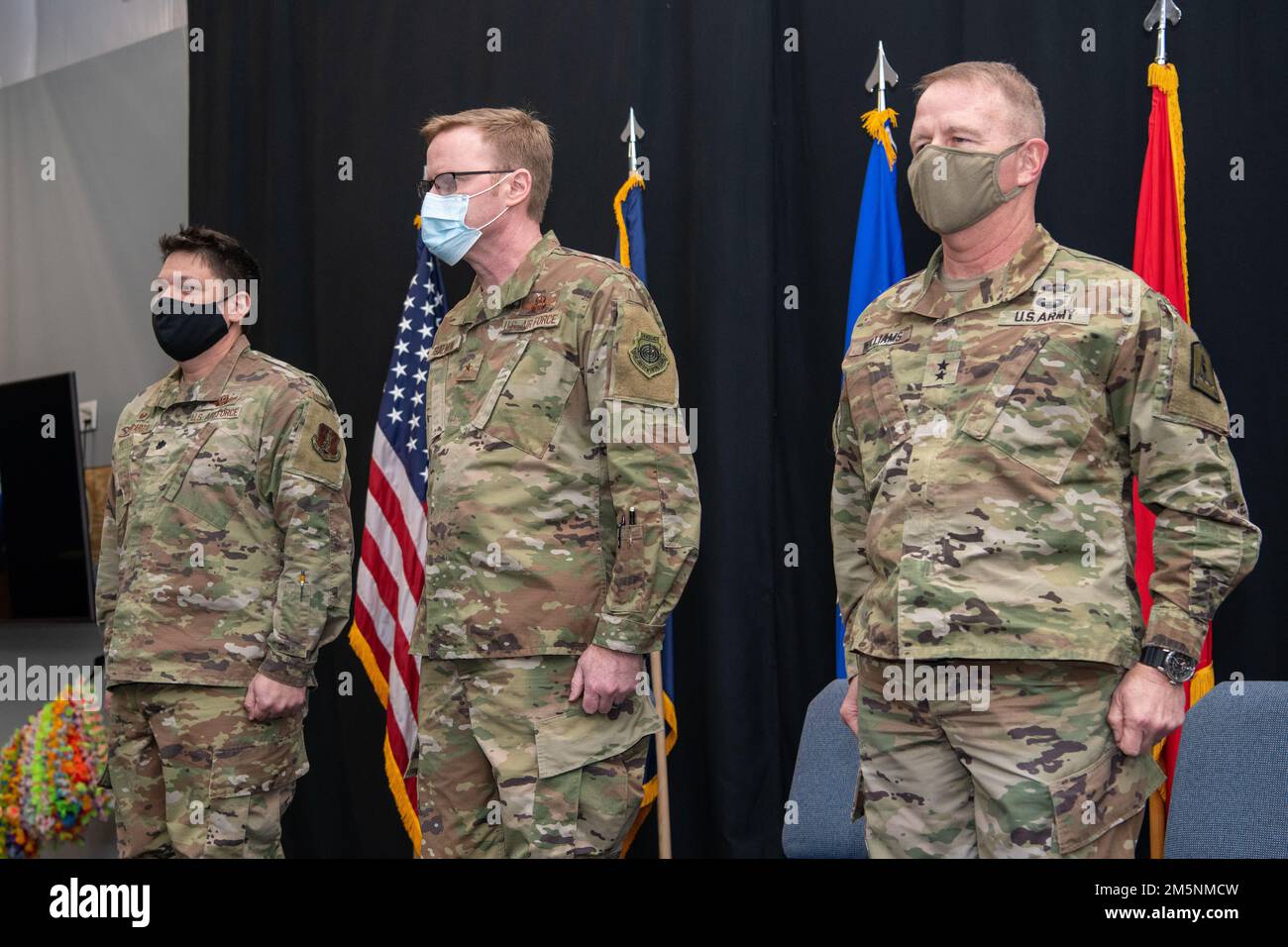 From right, Maj. Gen. Timothy P. Williams, the Adjutant General of ...