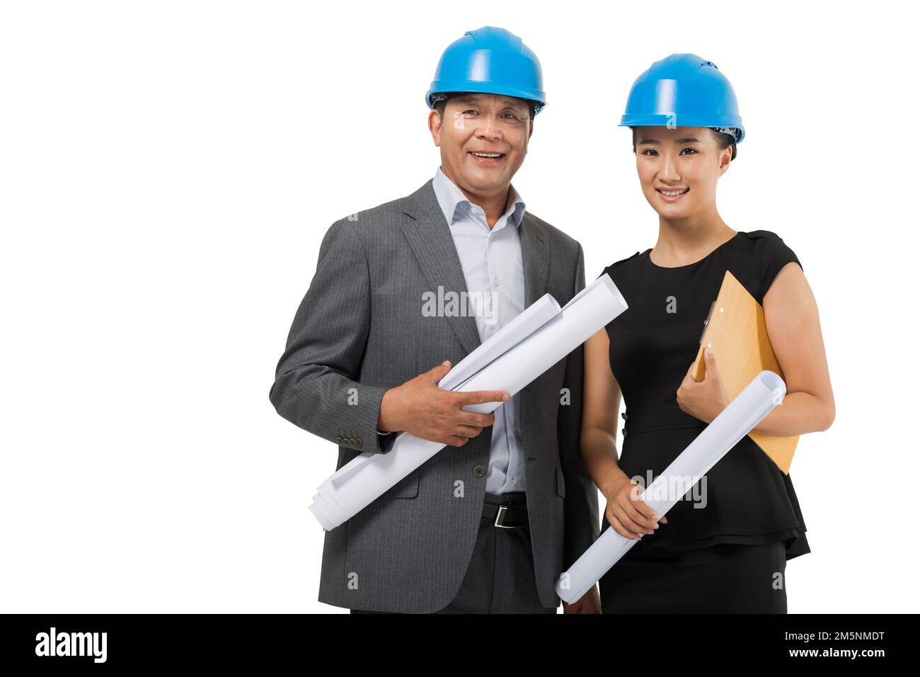 Engineer man building city drawing hi-res stock photography and images ...
