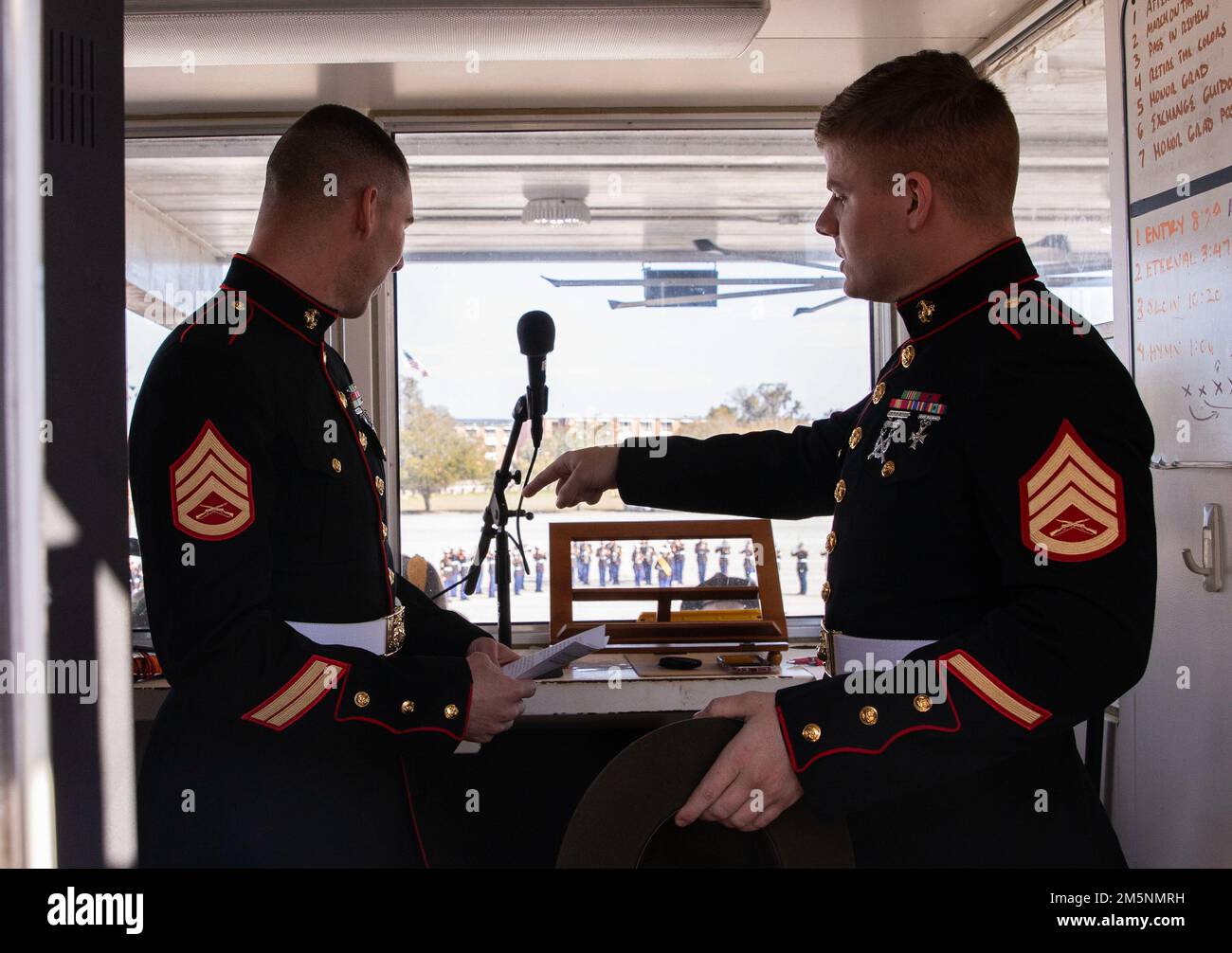 Staff Sgt. Christopher Davis and Staff Sgt. Mark Gulotta, with the ...